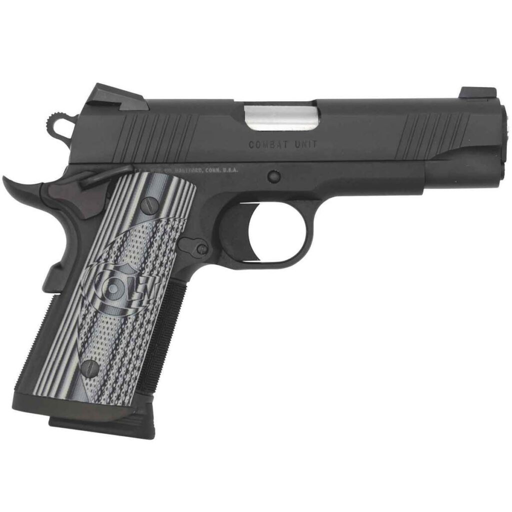 Colt Combat Unit CCO 9mm Luger 4.25in Black Pistol - 9+1 Rounds For ...