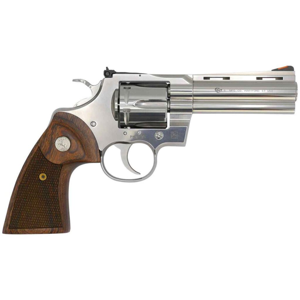 Colt Python 357 Magnum 4.25in Stainless Revolver - 6 Rounds For Sale ...
